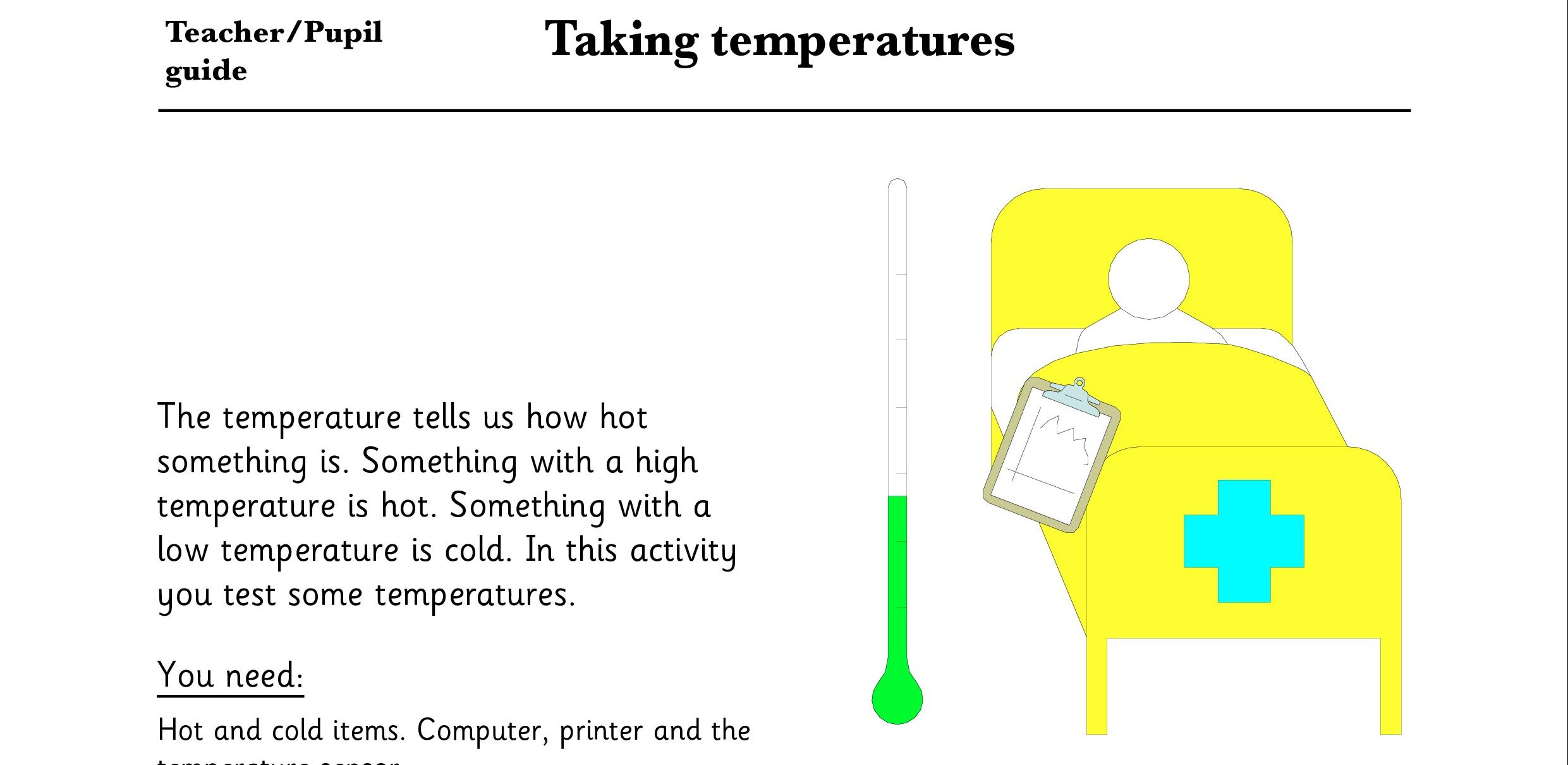 primary: taking temperatures - Roger Frost: science, sensors and automation