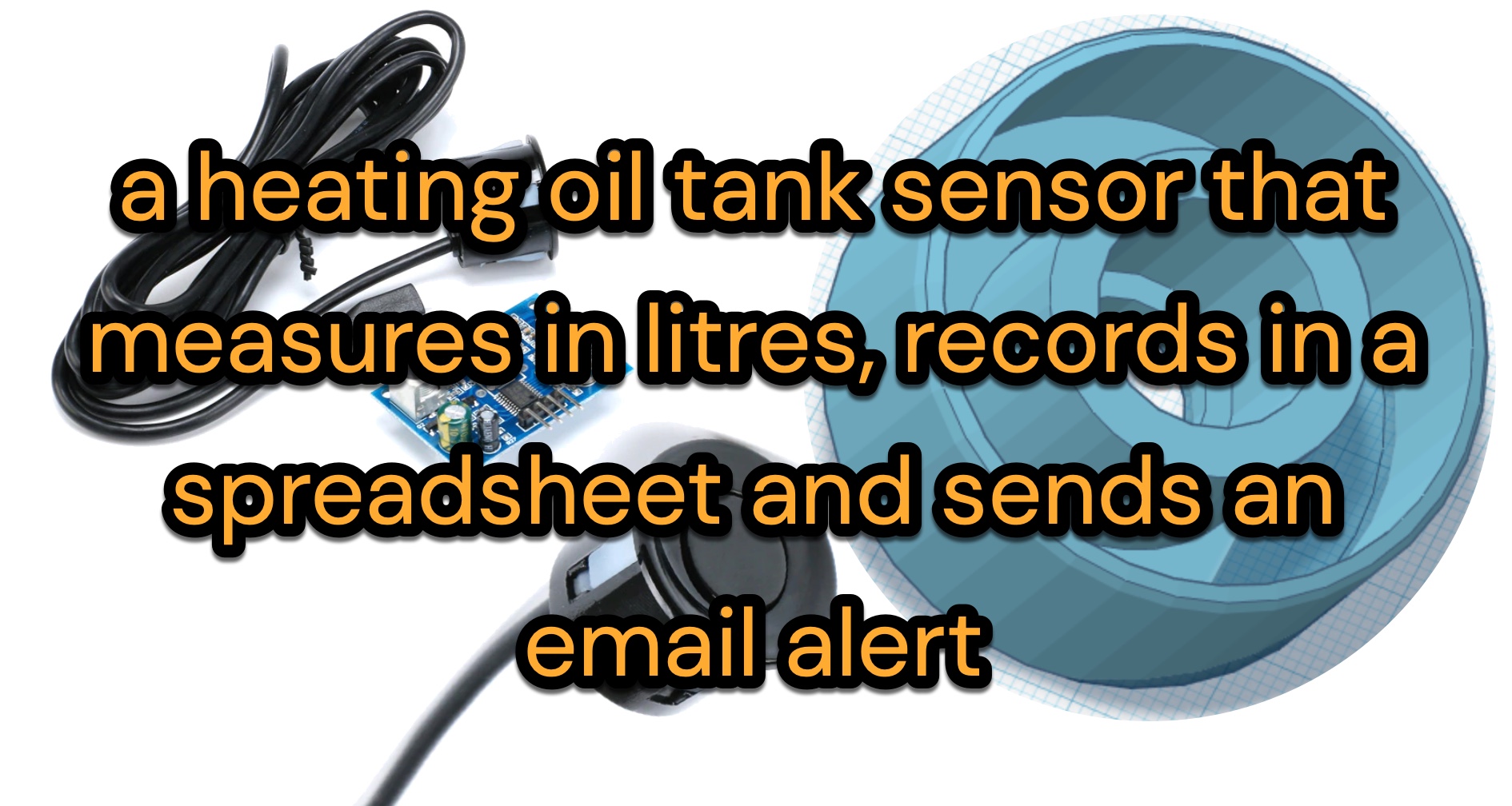 oil tank level sensor - Roger Frost's home automation projects