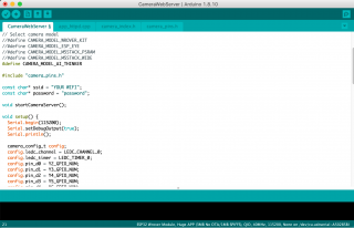 flash ESP32 or ESP32-CAM with arduino ide software - Roger Frost's home automation