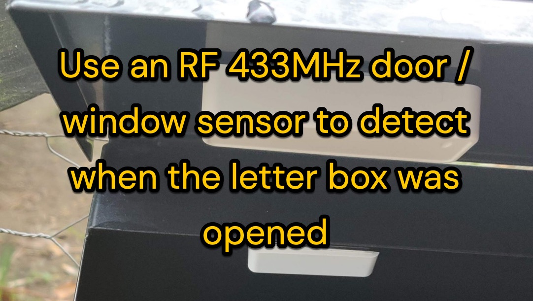 433MHz smarter letterbox - for when you don't want to walk to the ...