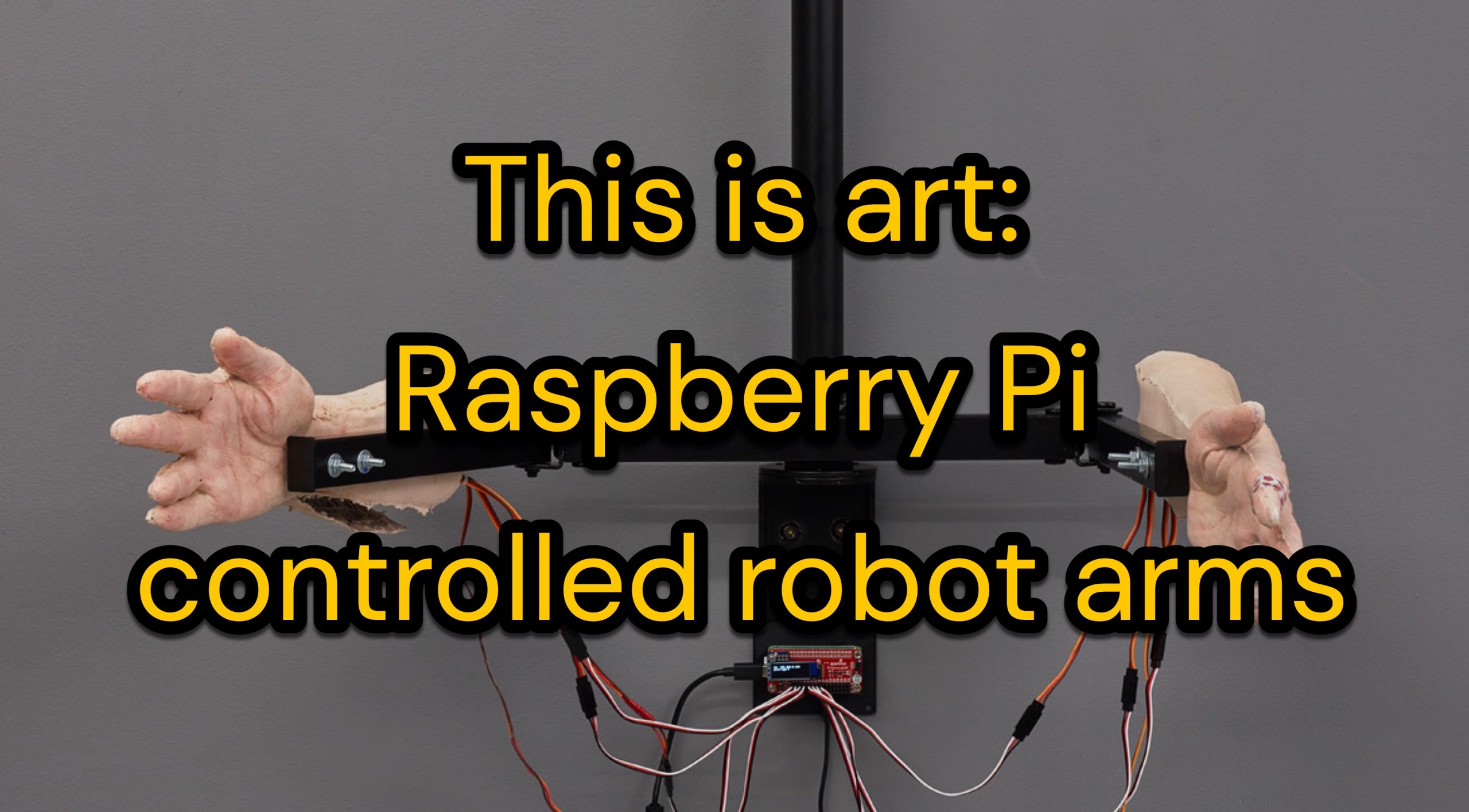 Robot arms reach out to the Raspberry Pi: this is art - Roger Frost: science, sensors and automation