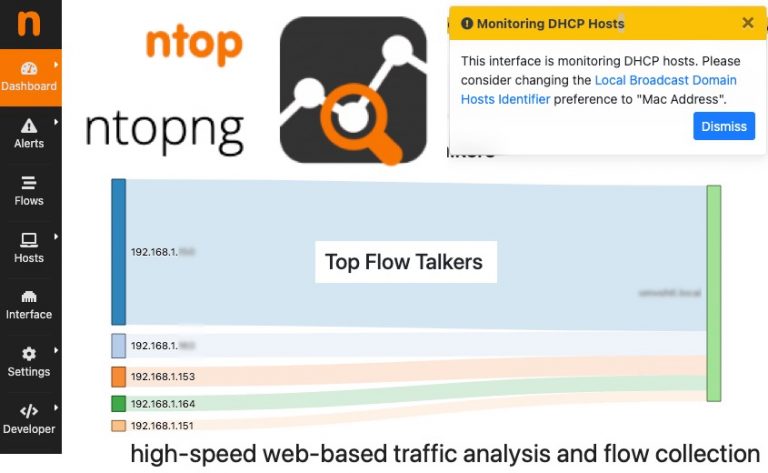 network map, scan and traffic - setup nmap; webmap and ntopng in docker - Roger Frost: science ...