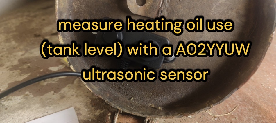 measure the amount of heating oil in your tank with this sensor