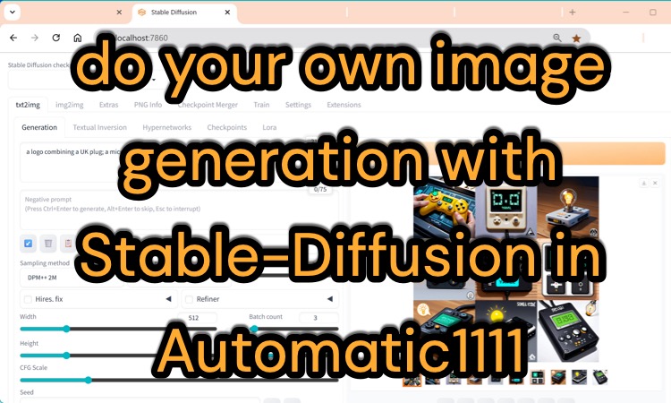 run your own image AI with StableDiffusion automatic1111 - Roger Frost ...