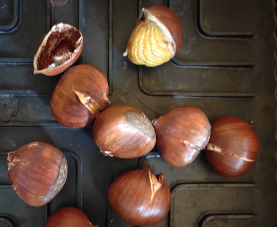 hot roast chestnuts - using an air fryer - Roger Frost: science ...